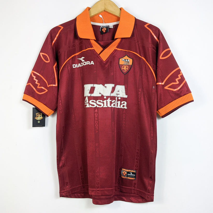 Original AS Roma 1999/00 Home - Nakata #8 Size fit M – Authentic Retro ...