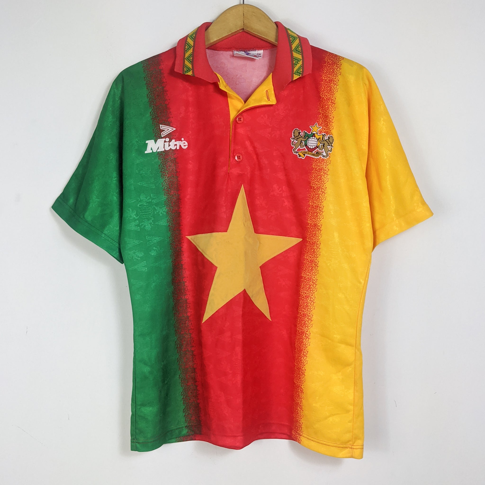 Original Cameroon 1994/95 Home - Size fit M – Authentic Retro Jerseys